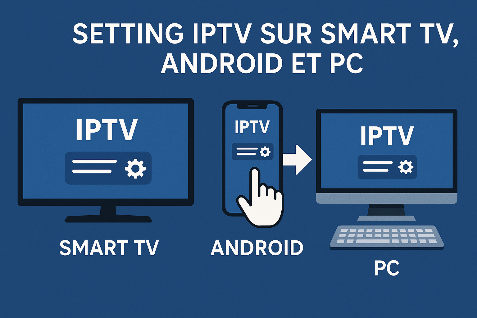 Comment effectuer le setting IPTV sur Smart TV, Android et PC